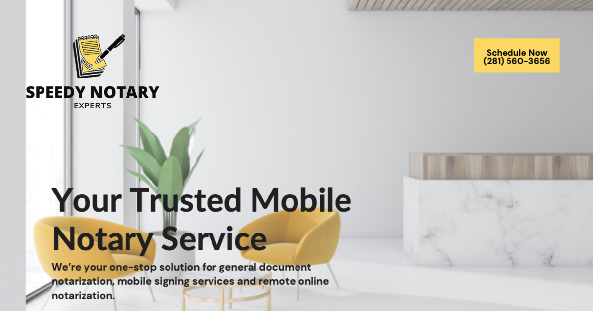 Texas Remote Online Notary Service